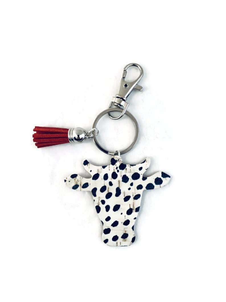 Cow Key Chain Cow Head Key Chain Steer Key Chain Cattle Key | Etsy