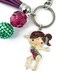 Gymnast Key Chain Gymnast Key Ring Gymnastics Key Chain Gymnastics ...