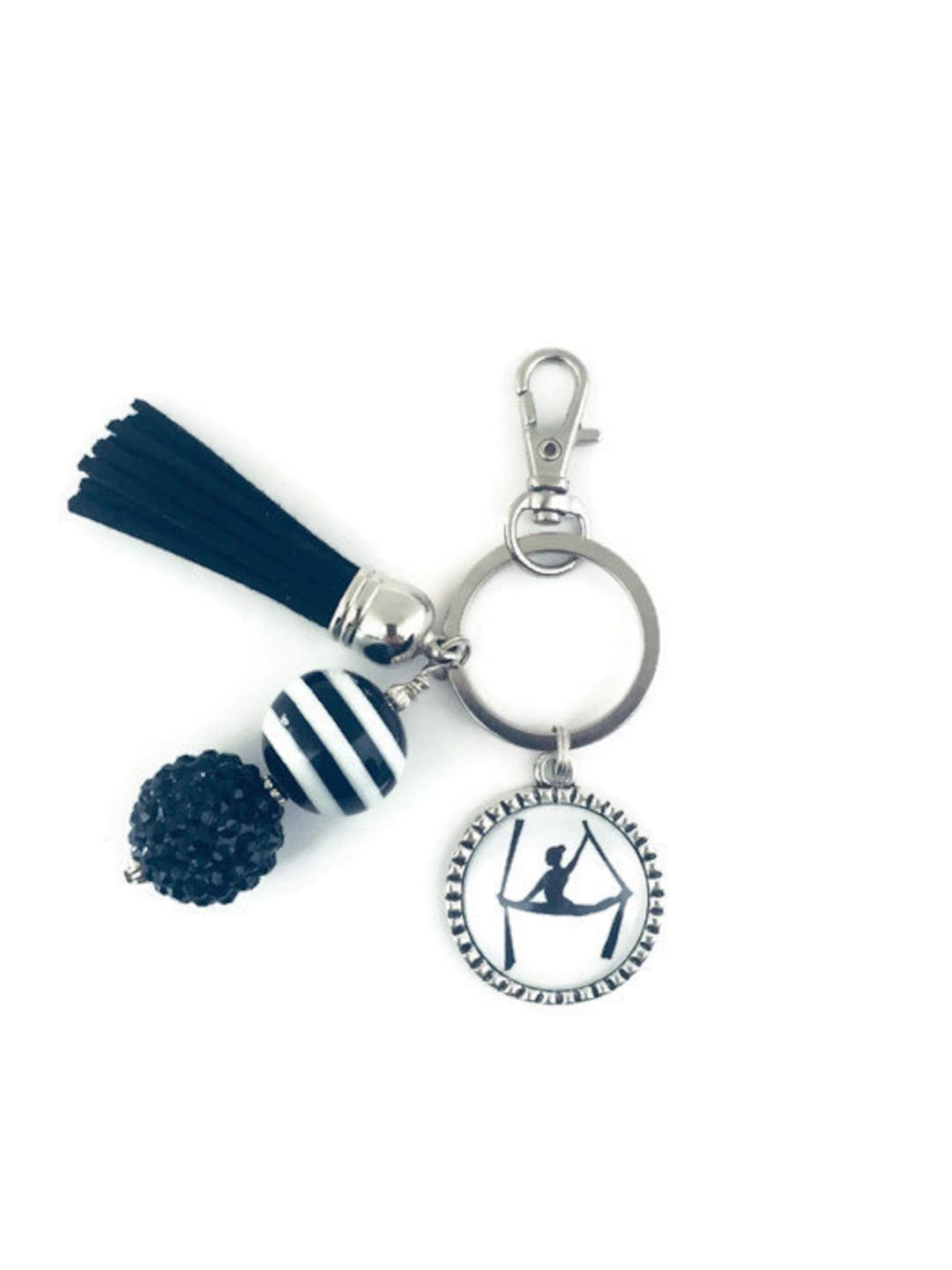 Aerialist Key Chain Aerial Key Chain Aerial Gifts Aerial Circus Key ...