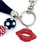 Lips Key Chain Kiss Key Chain Red Make up Artist Key Chain - Etsy