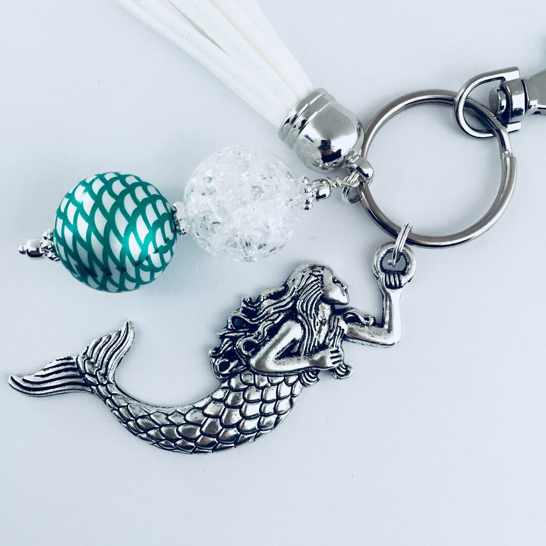 Mermaid Key Chain Mermaid Mermaid Gifts Beach Gifts - Etsy UK