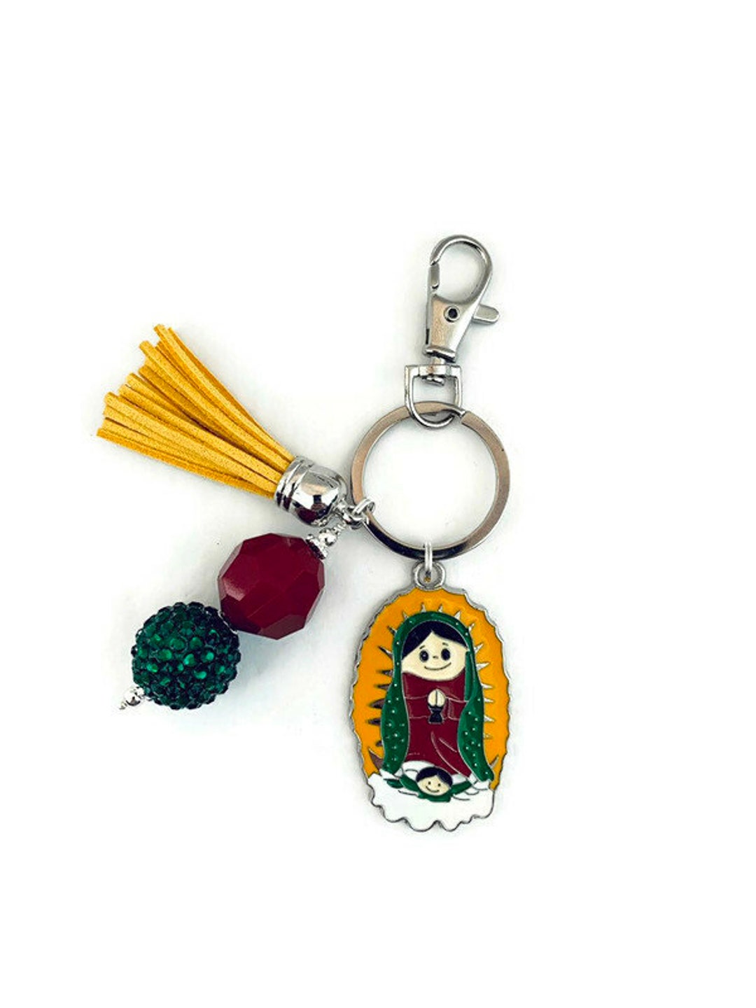 Virgin Mary Key Chain Our Lady of Guadalupe Catholic Gifts Christian ...