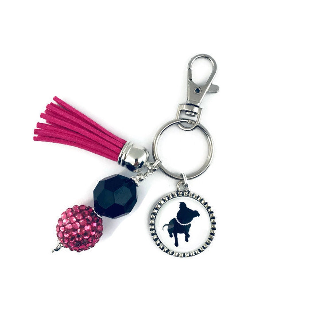 Pit Bull Key Chain Girl Pit Bull Pit Bull Gifts Pit Bull - Etsy