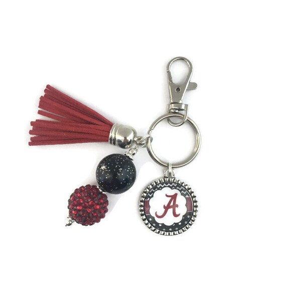University of Alabama Key Chain Roll Tide Bama Houndstooth - Etsy