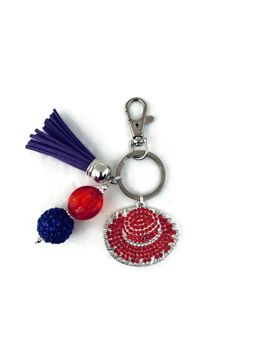 Red Hat Key Chain Sun Hat Key Chain Red Floppy Hat Key - Etsy