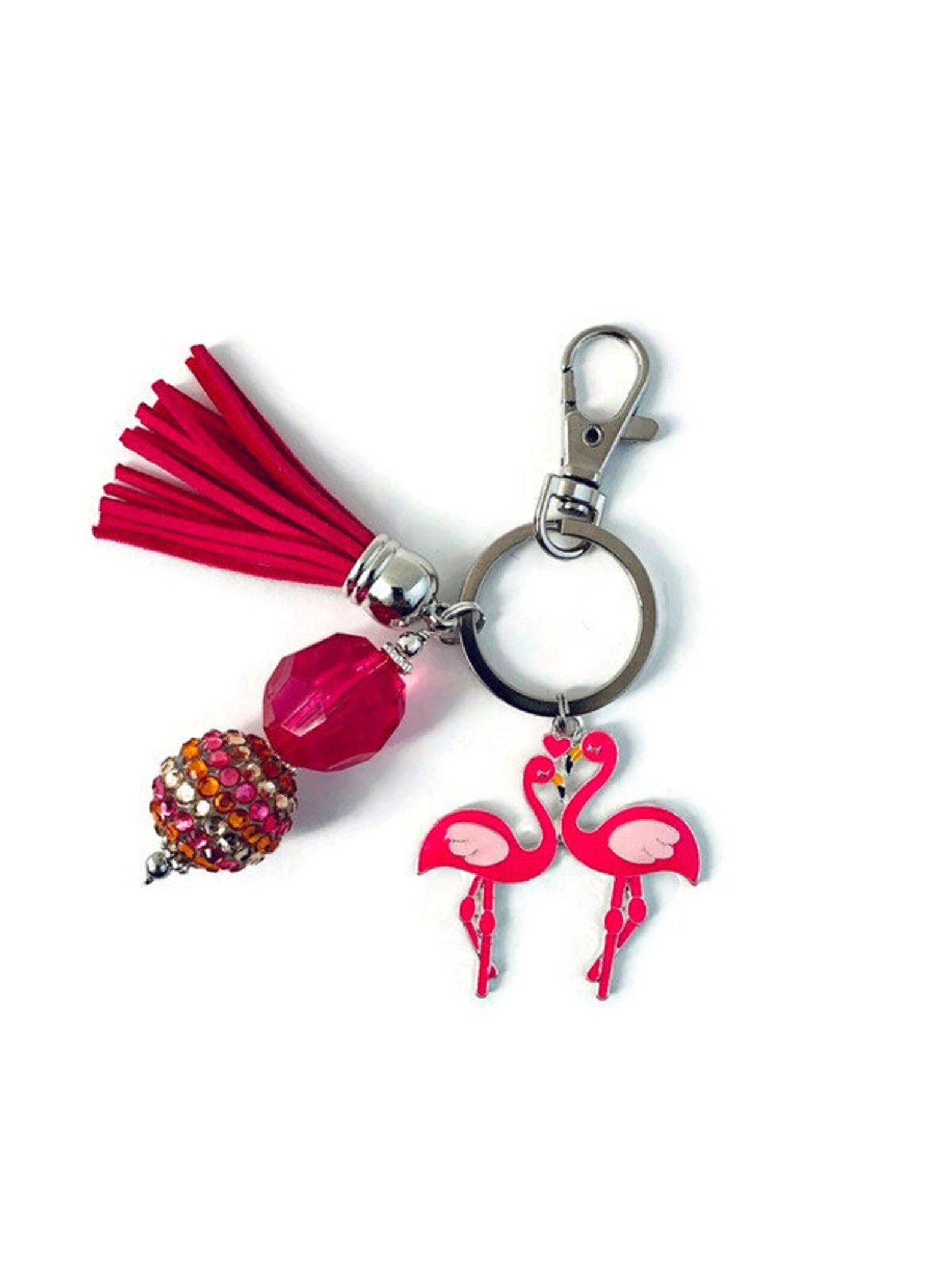 Flamingo Key Chain Flamingo Lover Key Chain Flamingo Gift - Etsy