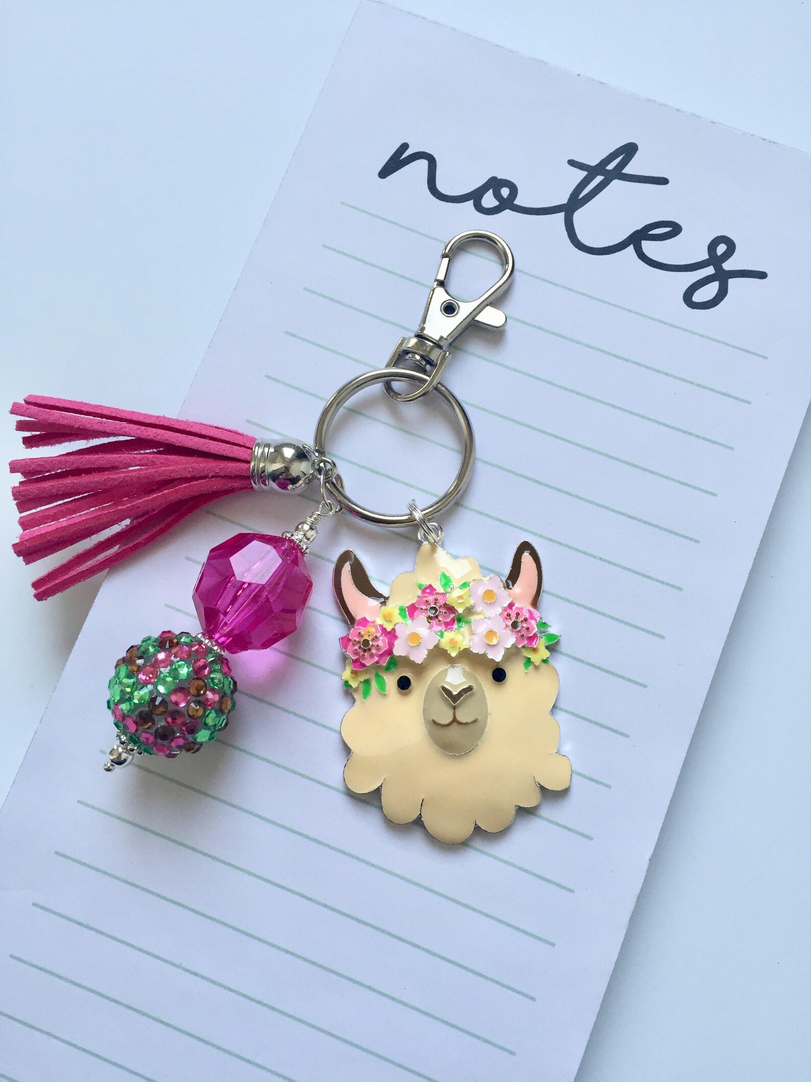 Llama Key Chain Drama Llama Alpaca Key Chain Llama Lovers | Etsy