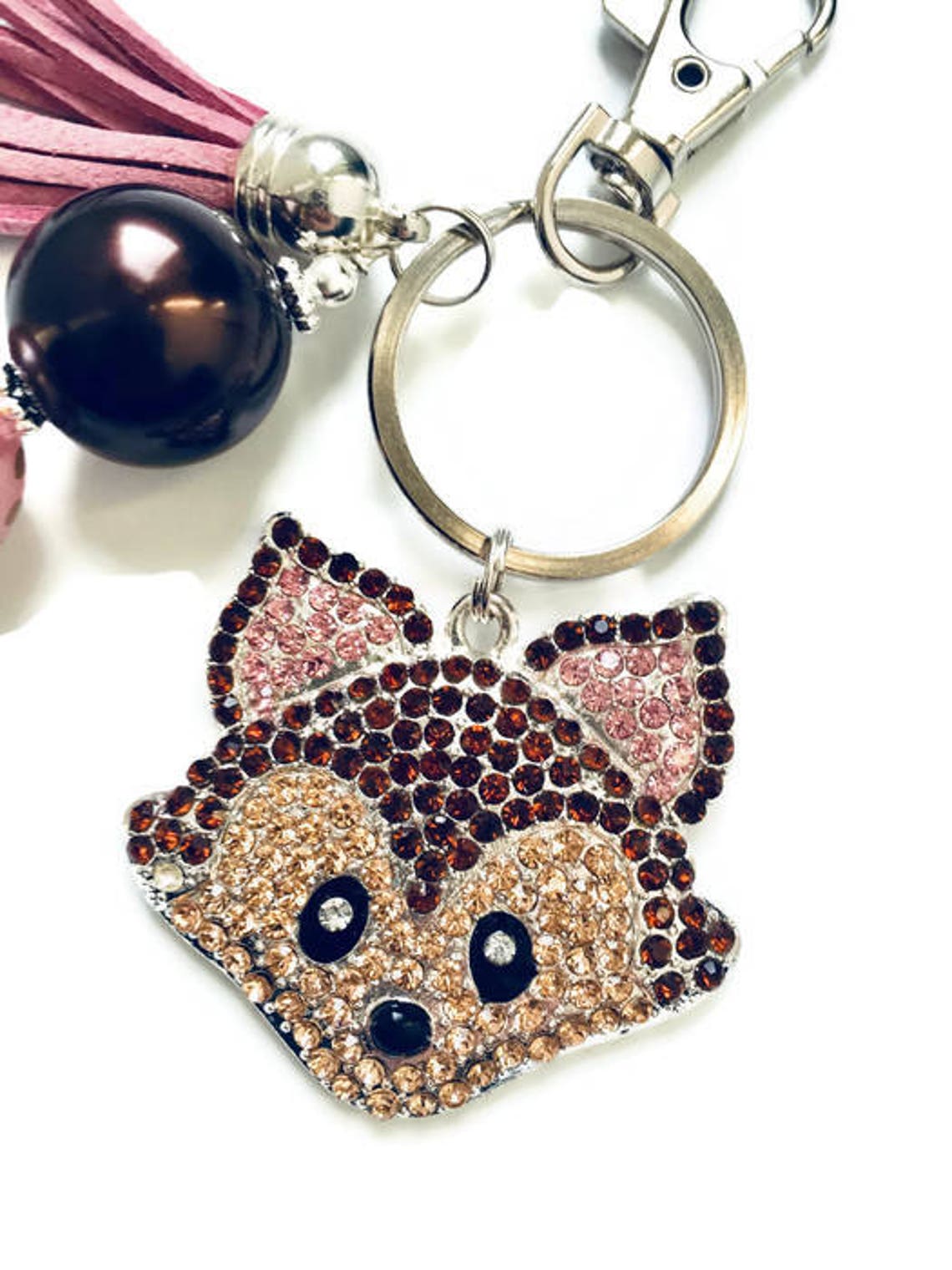Fox Key Chain Fox Lover Key Chain Animal Lover Key Chain - Etsy