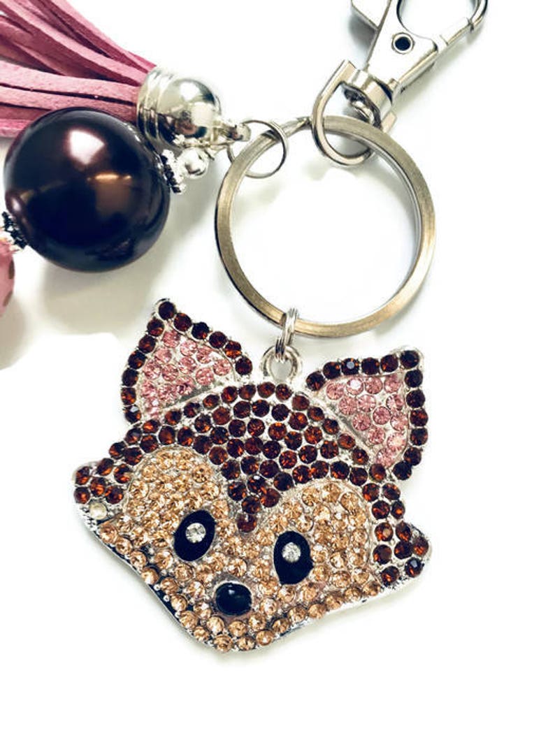 Fox Key Chain Fox Lover Key Chain Animal Lover Key Chain - Etsy
