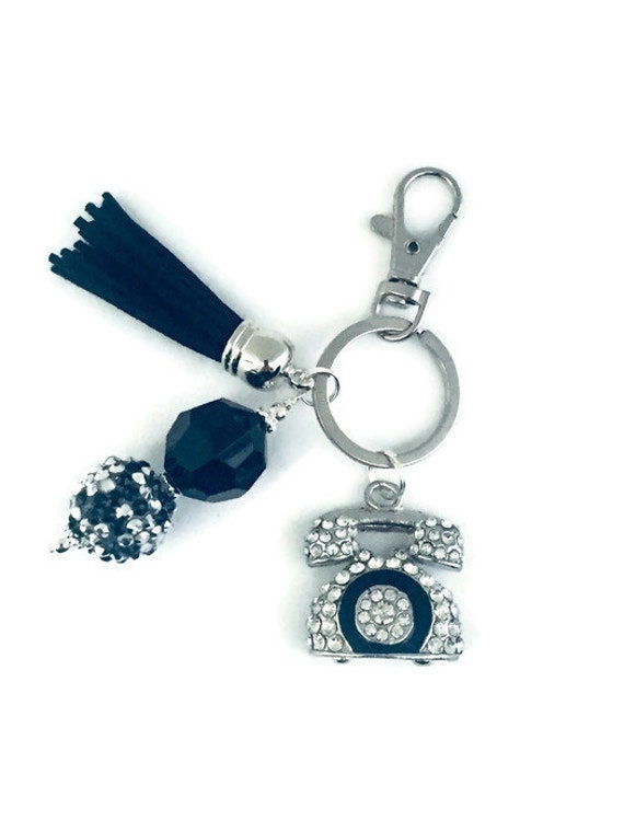 Telephone Key Chain Vintage Telephone Retro Phone Key Chain - Etsy.de