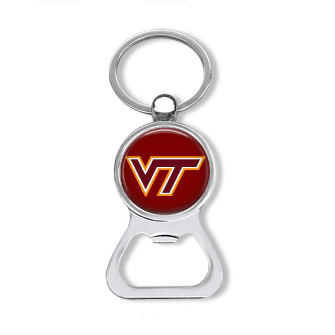 Virginia Tech Bottle Opener Key Chain VT Key Bottle Opener - Etsy