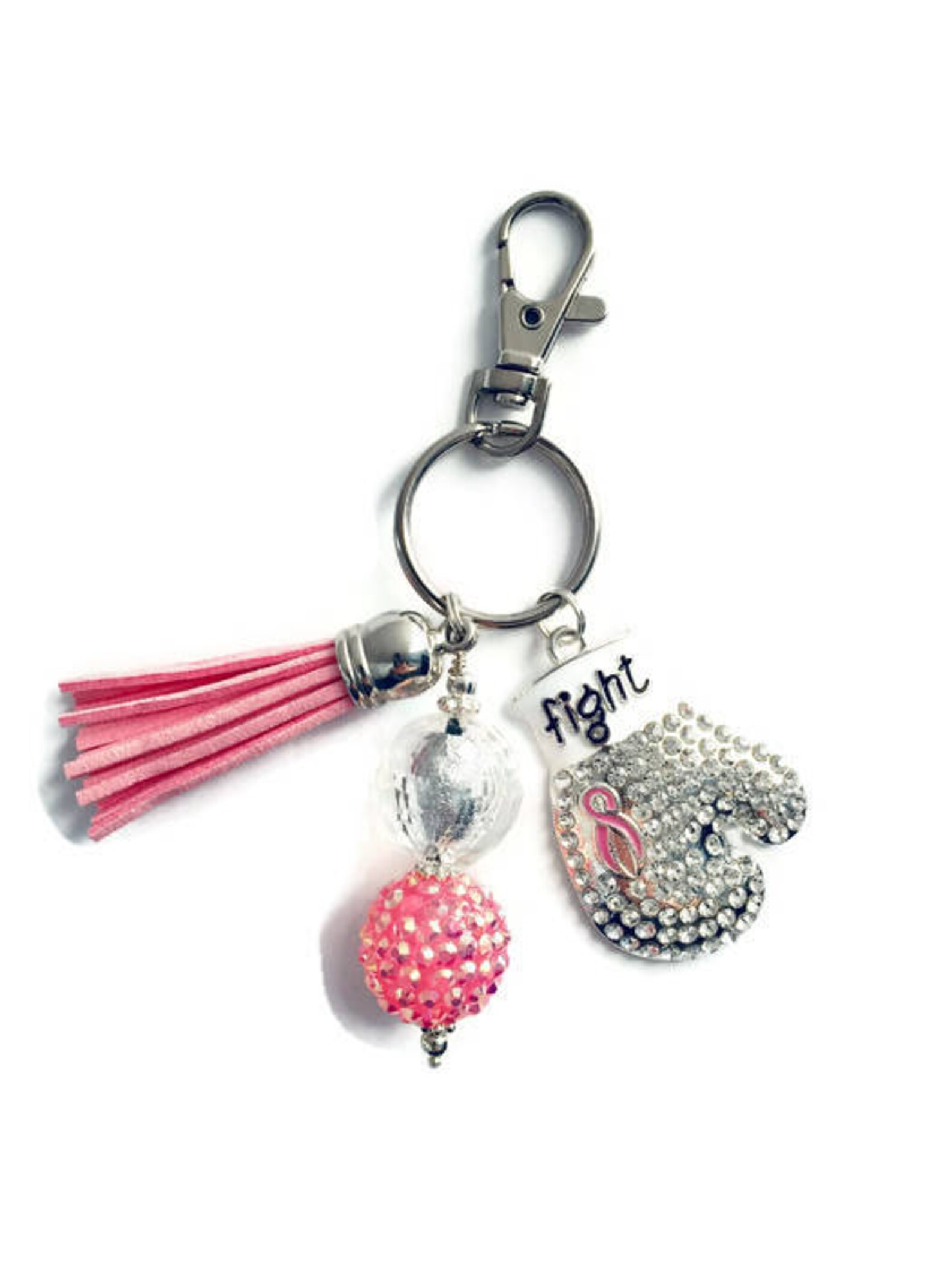 Breast Cancer Key Chain Fighter Key Chain Breast Cancer | Etsy