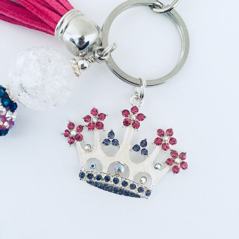 Crown Key Chain Princess Key Chain Zeta Tau Alpha Key Chain | Etsy