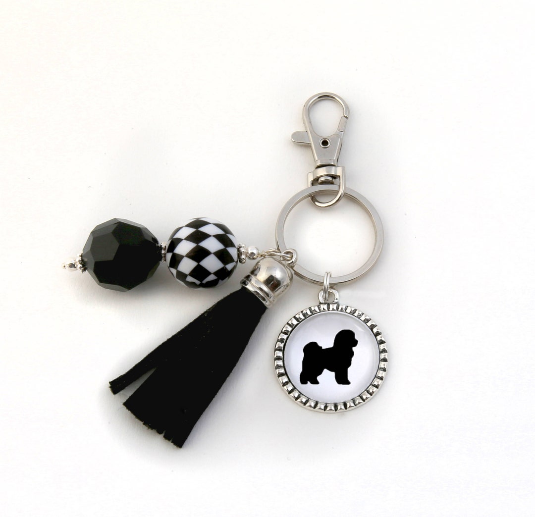 Bichon Frise Key Chain Bichon Key Ring Bichon Gifts Bichon Frise Lovers ...