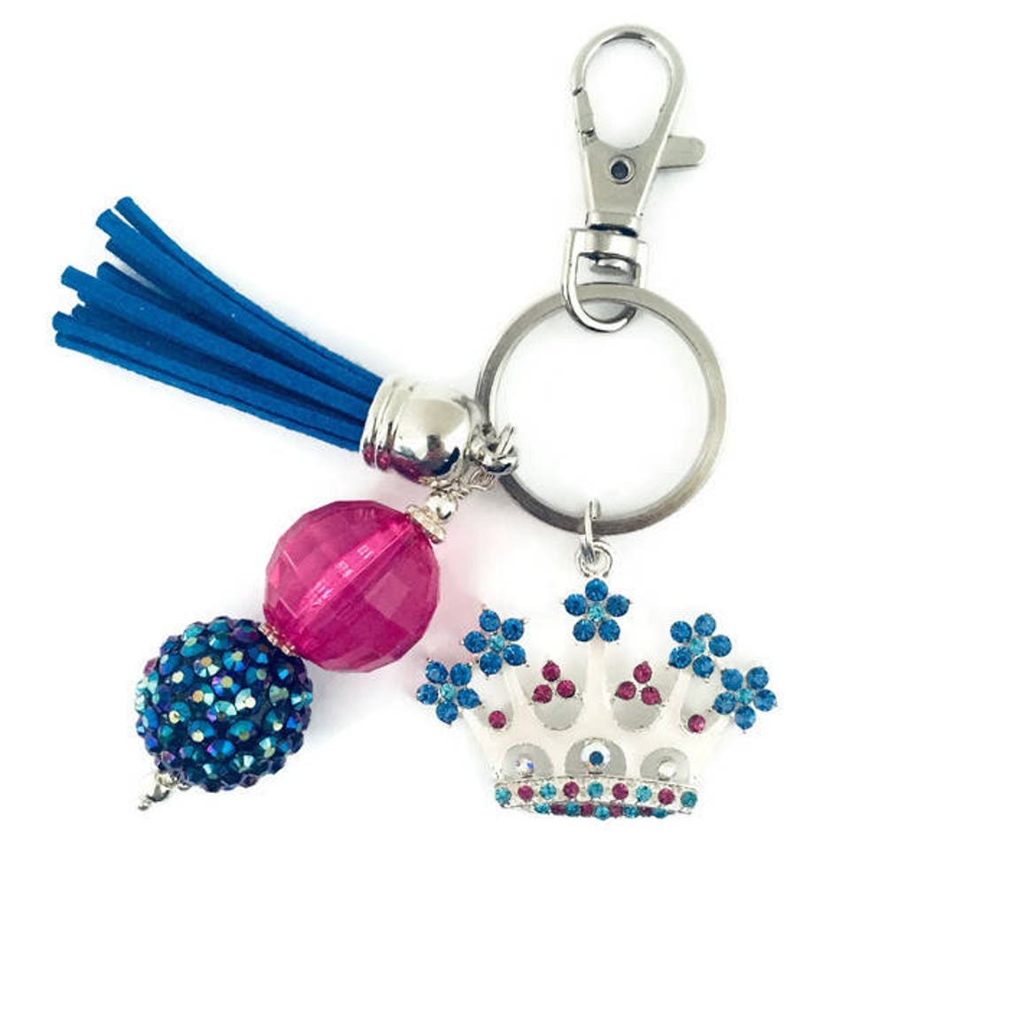 Crown Key Chain Princess Key Chain Zeta Tau Alpha Key Chain | Etsy