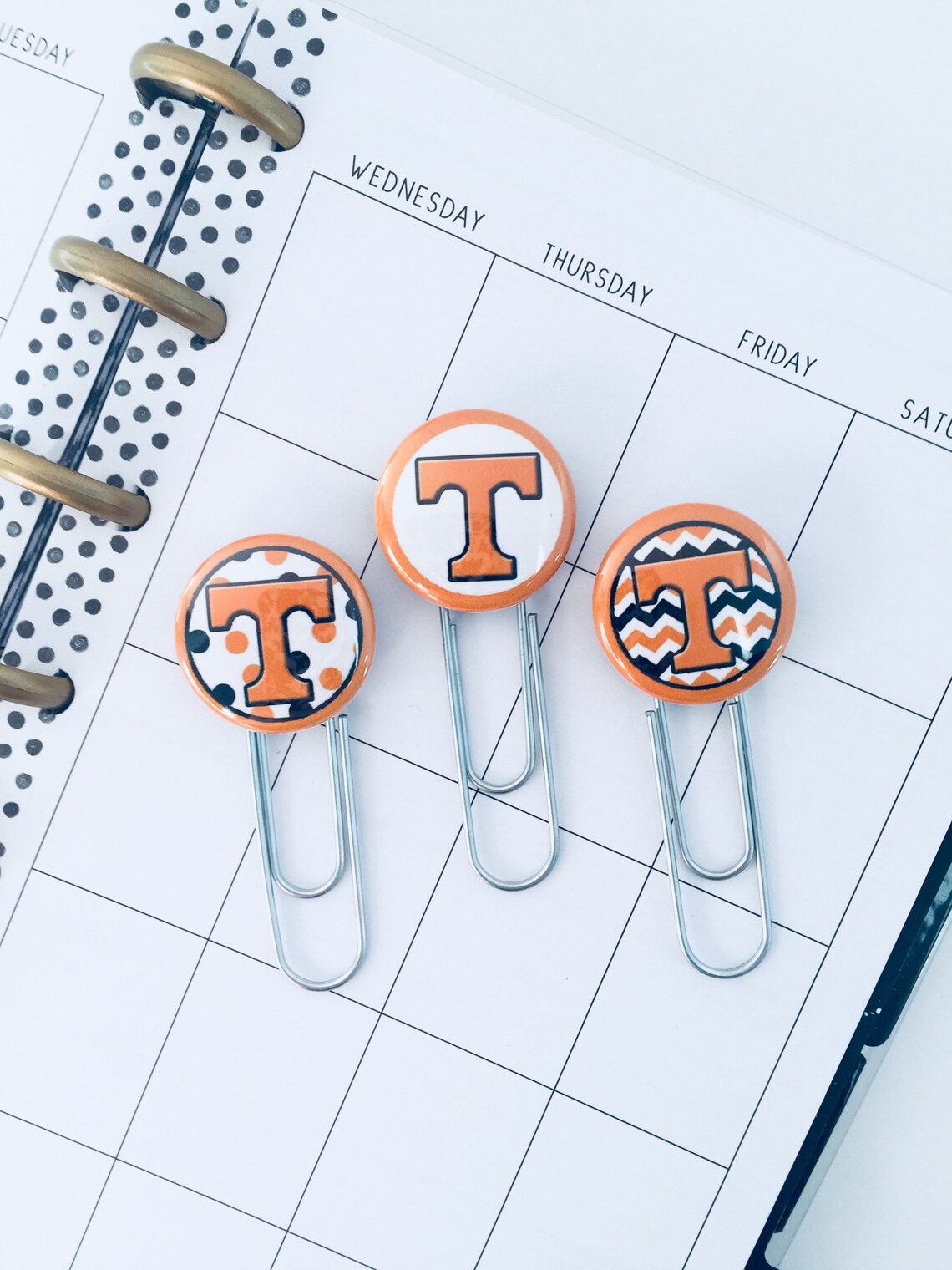 University of Tennessee Planner Clip Tennessee Planner Clip | Etsy