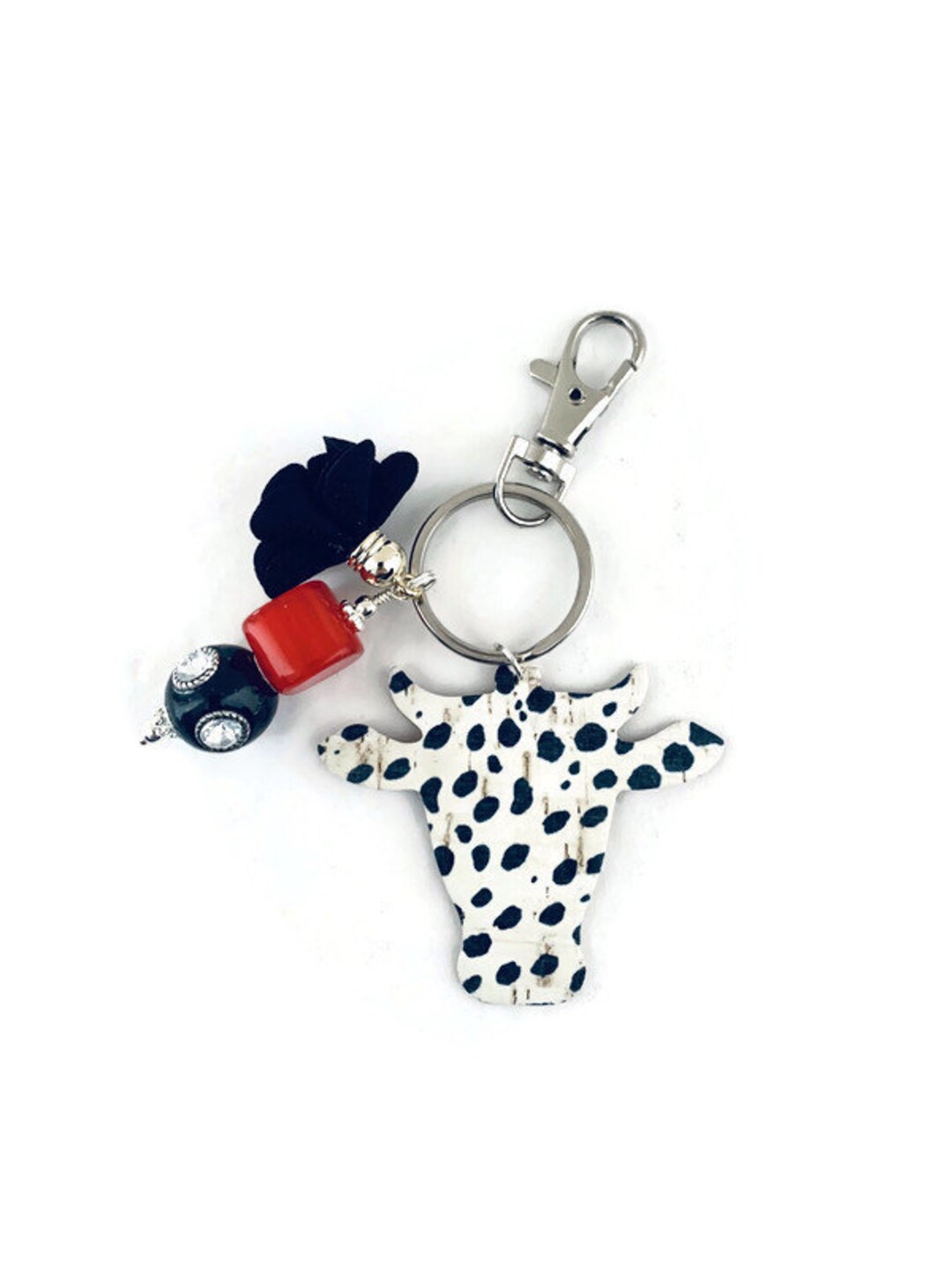 Cow Key Chain, Cow Head Key Chain, Steer Key Chain, Cattle Key Chain ...