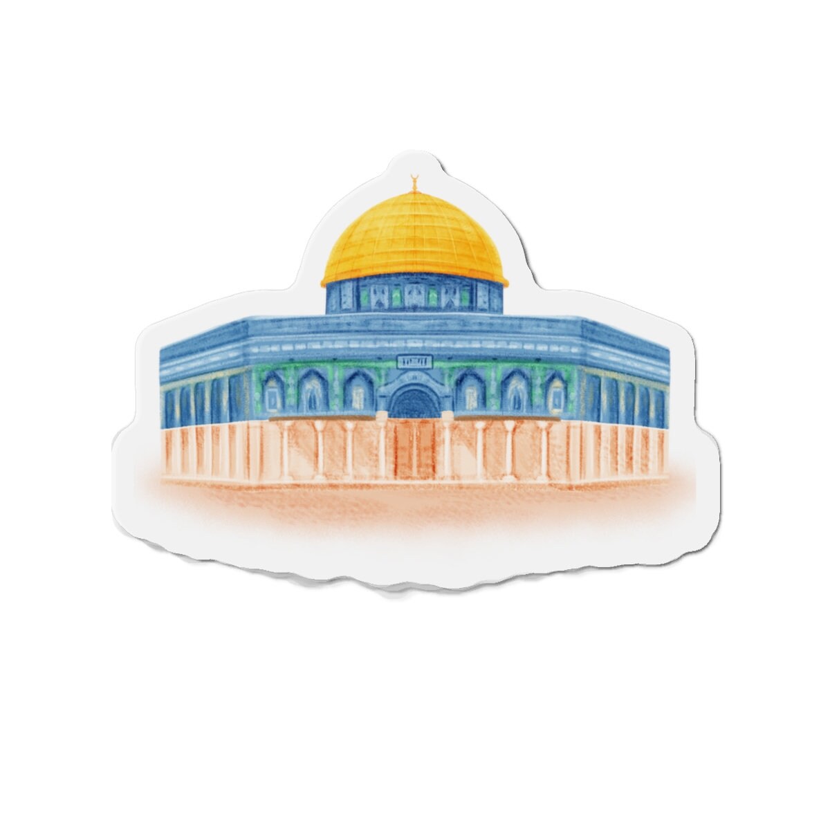 Al Aqsa Jerusalem Palestine Mosque Magnet - Etsy