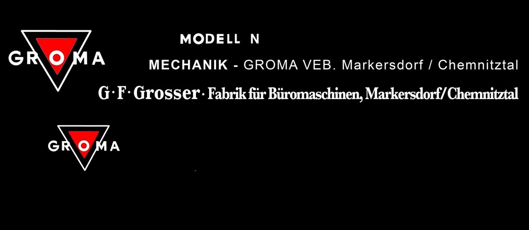 Groma Modell N Portable Typewriterdecal Set - Etsy