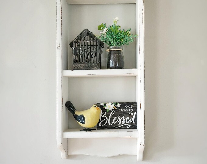Rustic Wall Farmhouse Shelf - Etsy