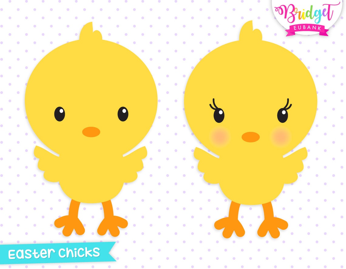 Easter Clipart Chick Clipart Cute Chicks Baby Chick - Etsy