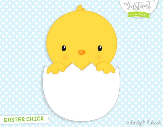 Chick Clipart Easter Clipart Cute Chick Chick Clip Art | Etsy