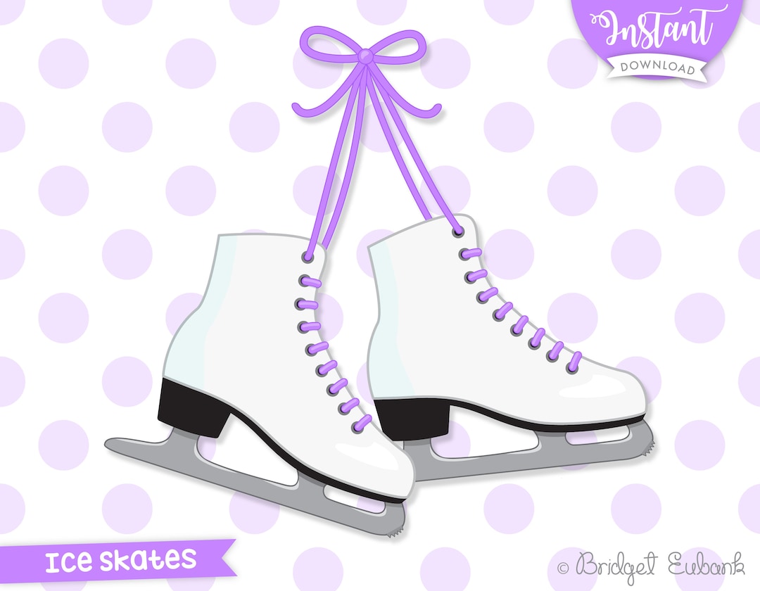 Ice Skates Clipart, Ice Skating Clipart, Ice Skating Party, Ice Skating ...