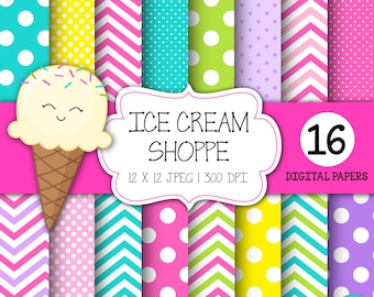 Chevron Ice Cream - Etsy