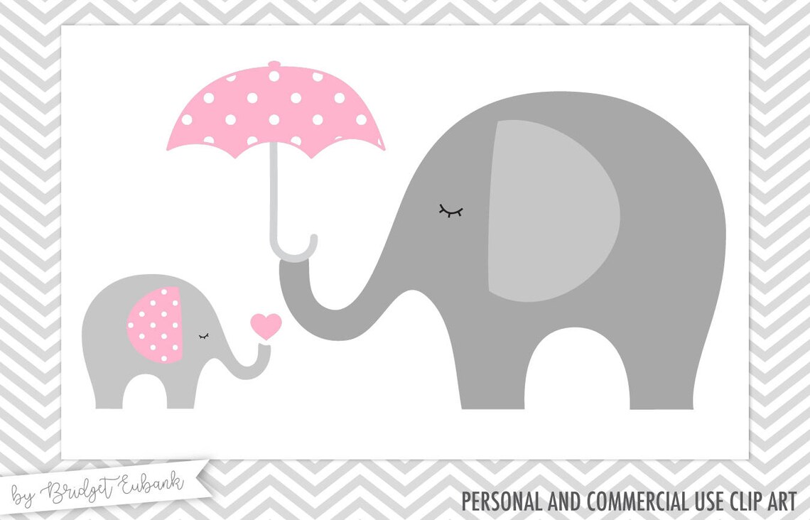 Elephant Clipart, Baby Elephant Clipart, Elephant Clip Art, Baby ...