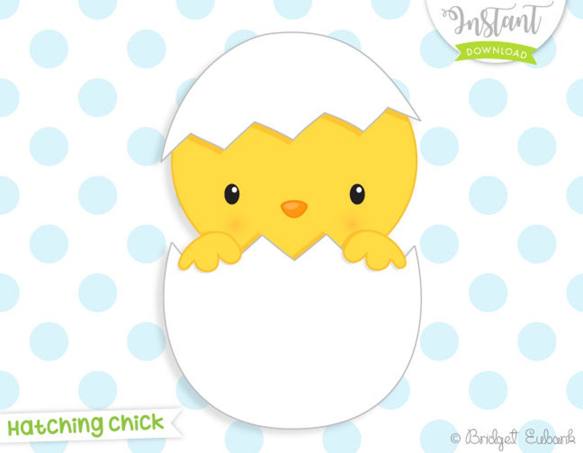 Chick Clipart Easter Clipart Cute Chick Baby Chick Clipart - Etsy