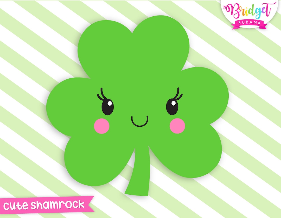 Clover Clipart, St. Patrick's Day Clipart, Shamrock Clipart, Cutest ...