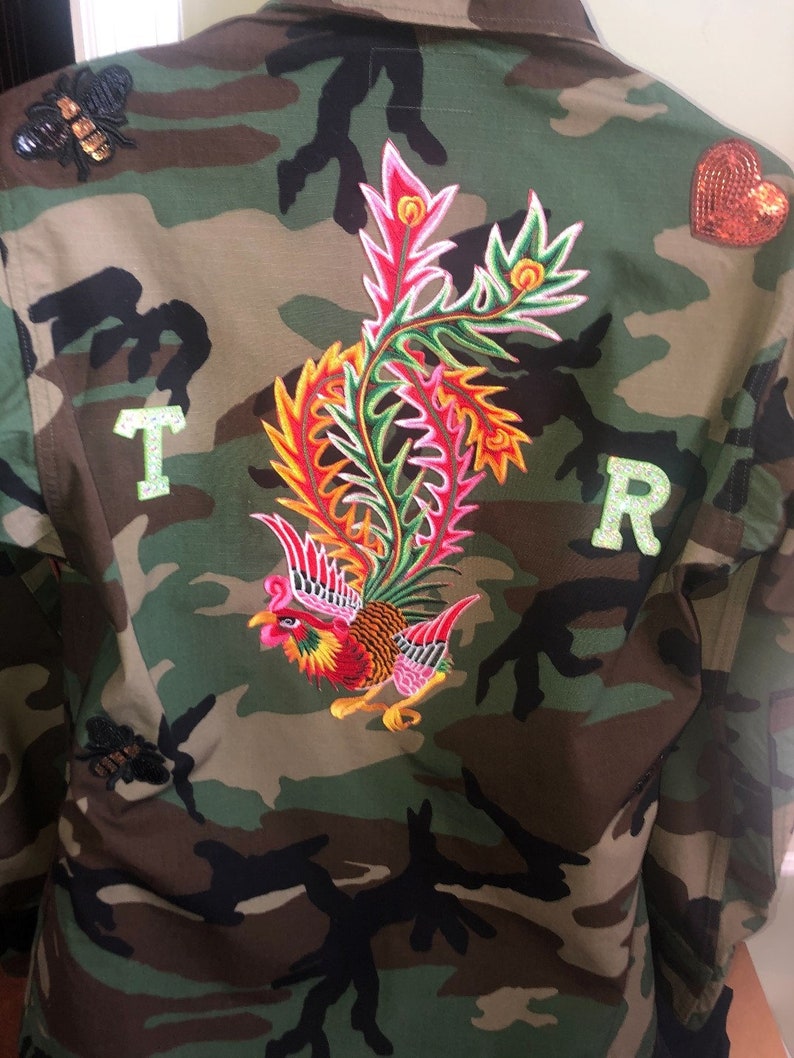 Embellished Military Jacket (women) - Etsy