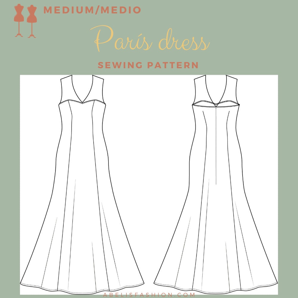 Wedding Dress Sewing Pattern Mermaid Dress Pattern - Etsy