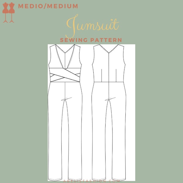 Jumpsuit Pattern - Etsy