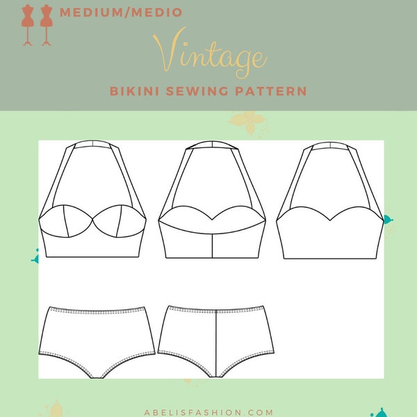 Swimsuit Pattern - Etsy