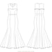 Mermaid Women Dress Pattern, Wedding Dress, Bridesmaid Dress - Etsy