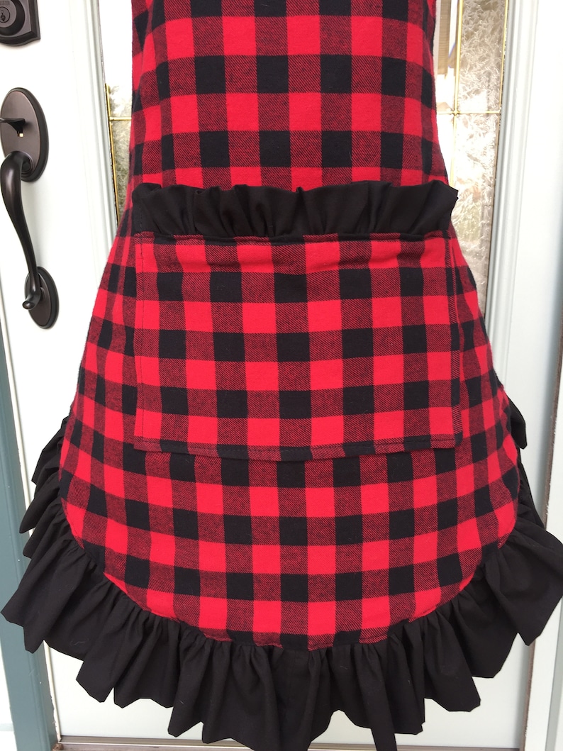 Buffalo Plaid Apron - Etsy
