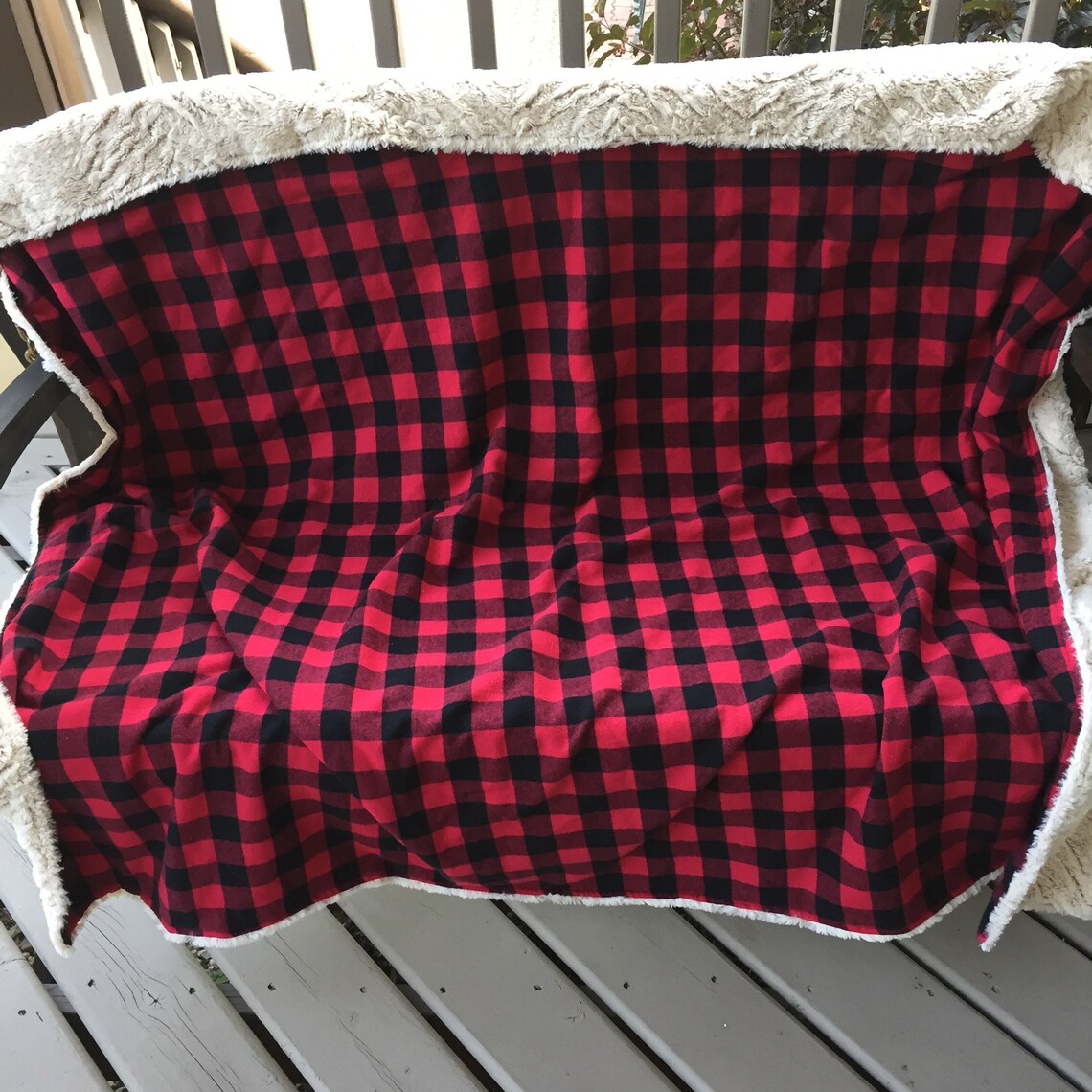 Buffalo Plaid Throw Blanket - Luxury Bedding - Designer Blanket - Etsy ...