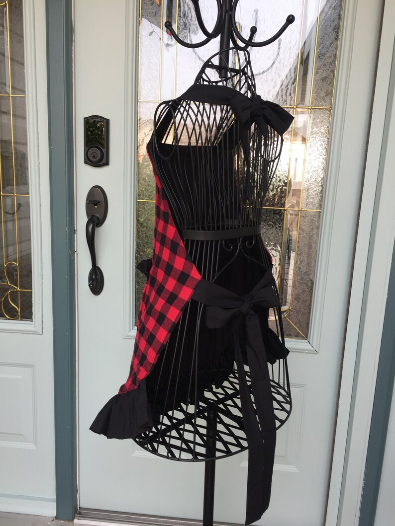 Buffalo Plaid Apron - Etsy