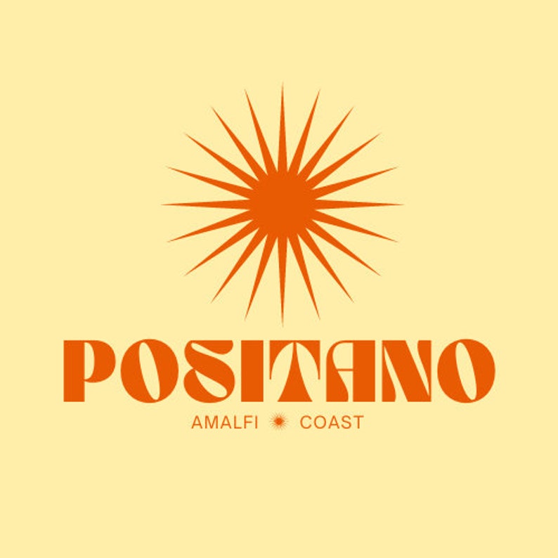 Positano Amalfi Coast Italy Vintage Travel Poster Digital Download - Etsy