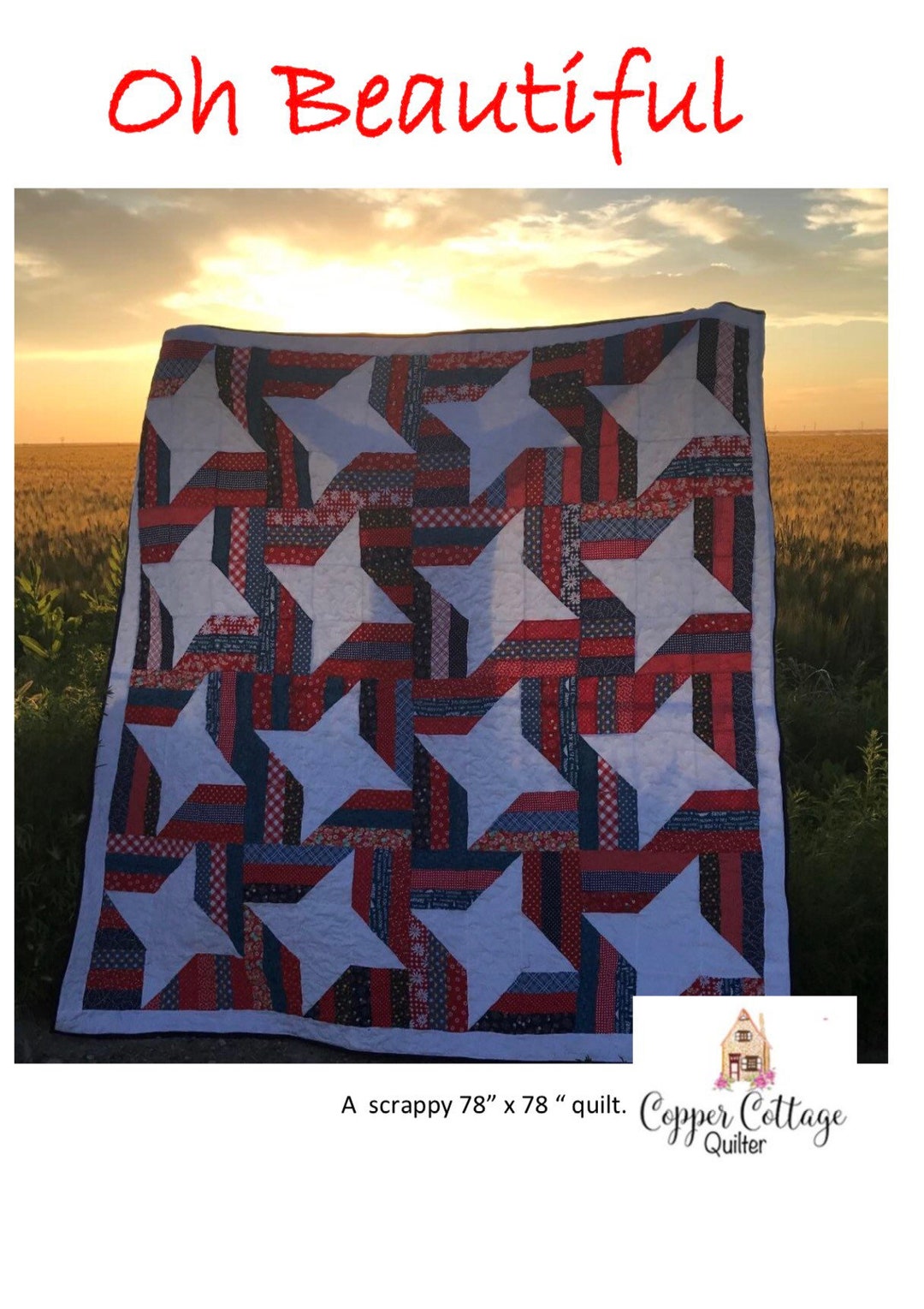 Oh Beautiful Quilt Digital Pattern - Etsy