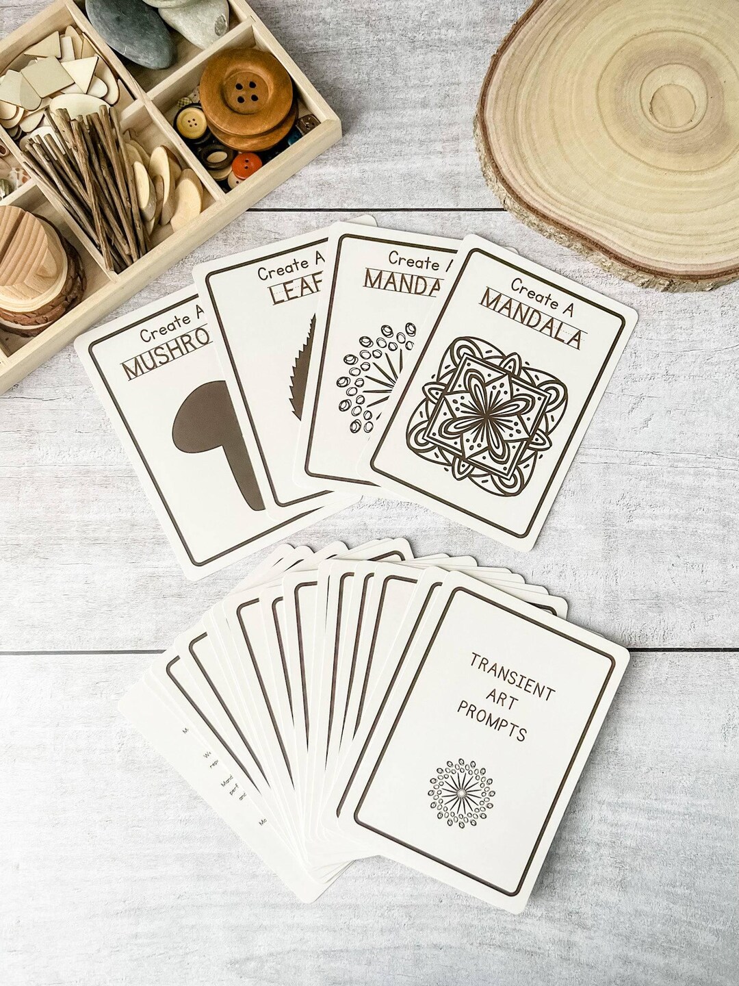 Transient Art Prompt Cards - Etsy