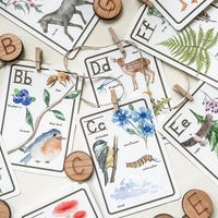 Nature Alphabet Cards | A to Z Loose Parts Play | Reggio Emilia ...