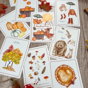 Autumn Season Cards - Etsy