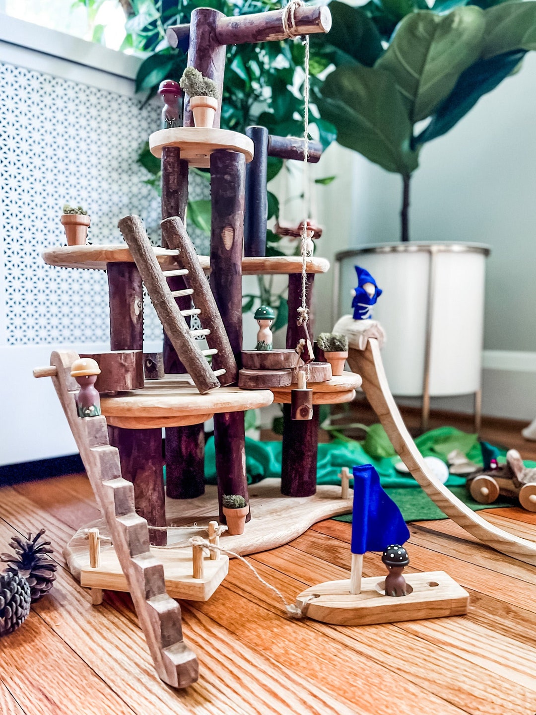 Tree Blocks Treehouse Cottage - Etsy