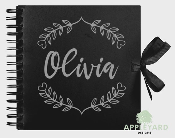 Craft Supplies & Tools Paper, Party & Kids White Personalised Name ...