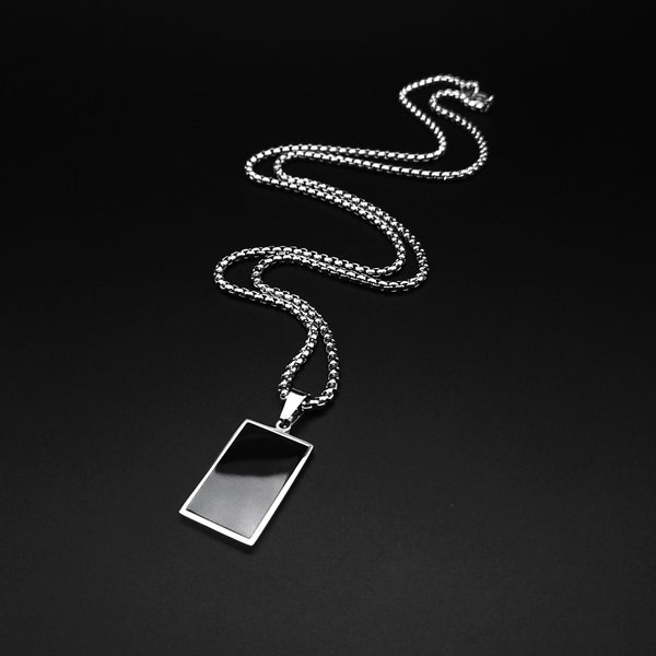 Rectangle Pendant - Etsy