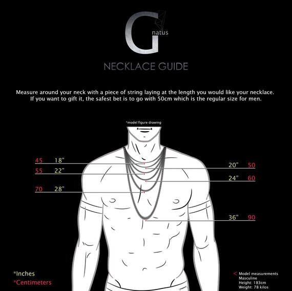 Guy Necklace Drawing
