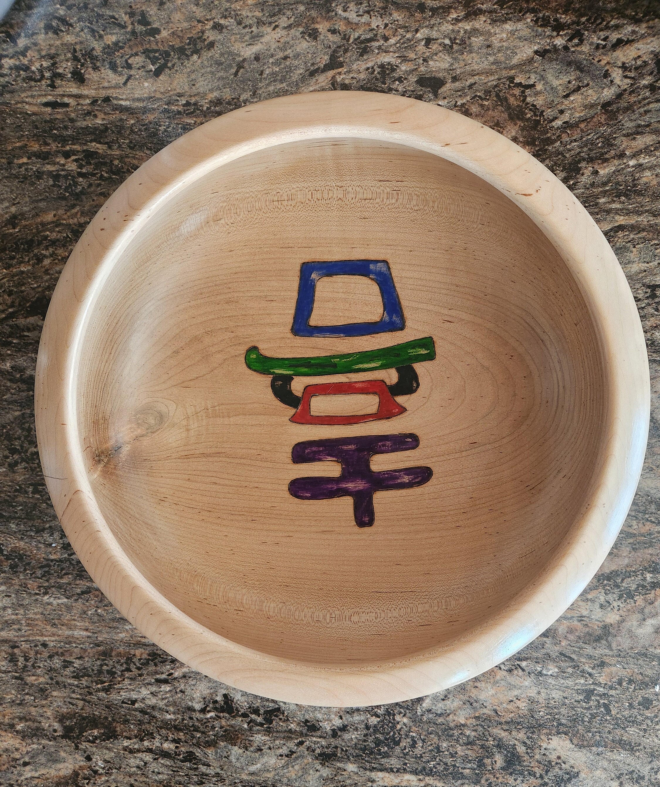 Wooden Bowl, Native American Art, All Stages Handmade. Home Décor ...
