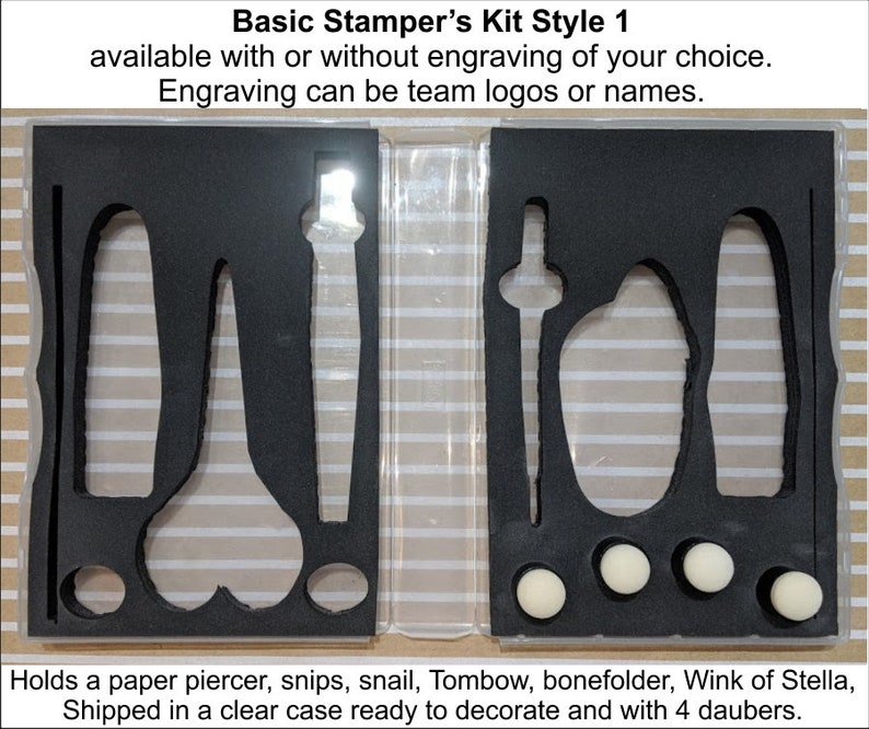 Basic Stamper's Kit now TWO styles with foam trays and | Etsy